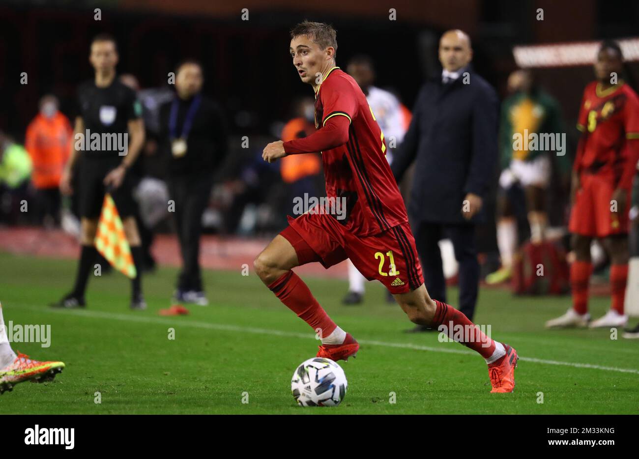 Timothy Castagne de Belgique photographié en action lors d'un match ...