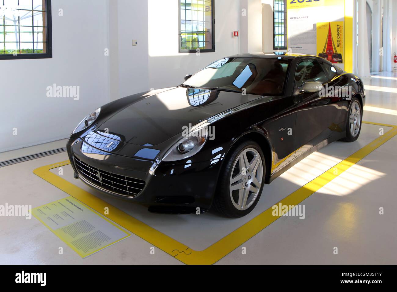 Modène, Italie, année 2022, MEF Museum Enzo Ferrari, célèbre lieu ...