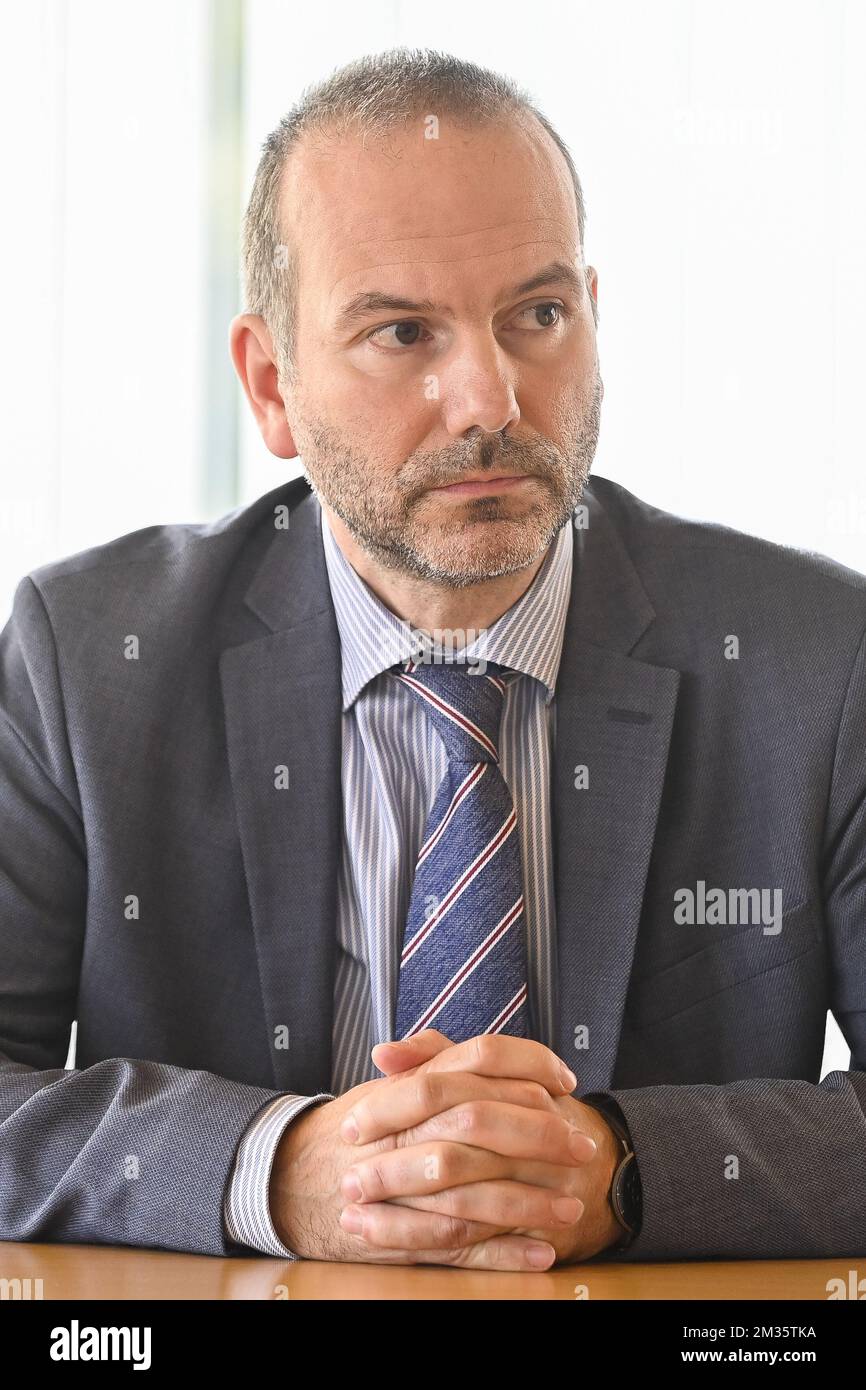 Vincent Fiasse, le procureur général de Charleroi, photographié lors d ...