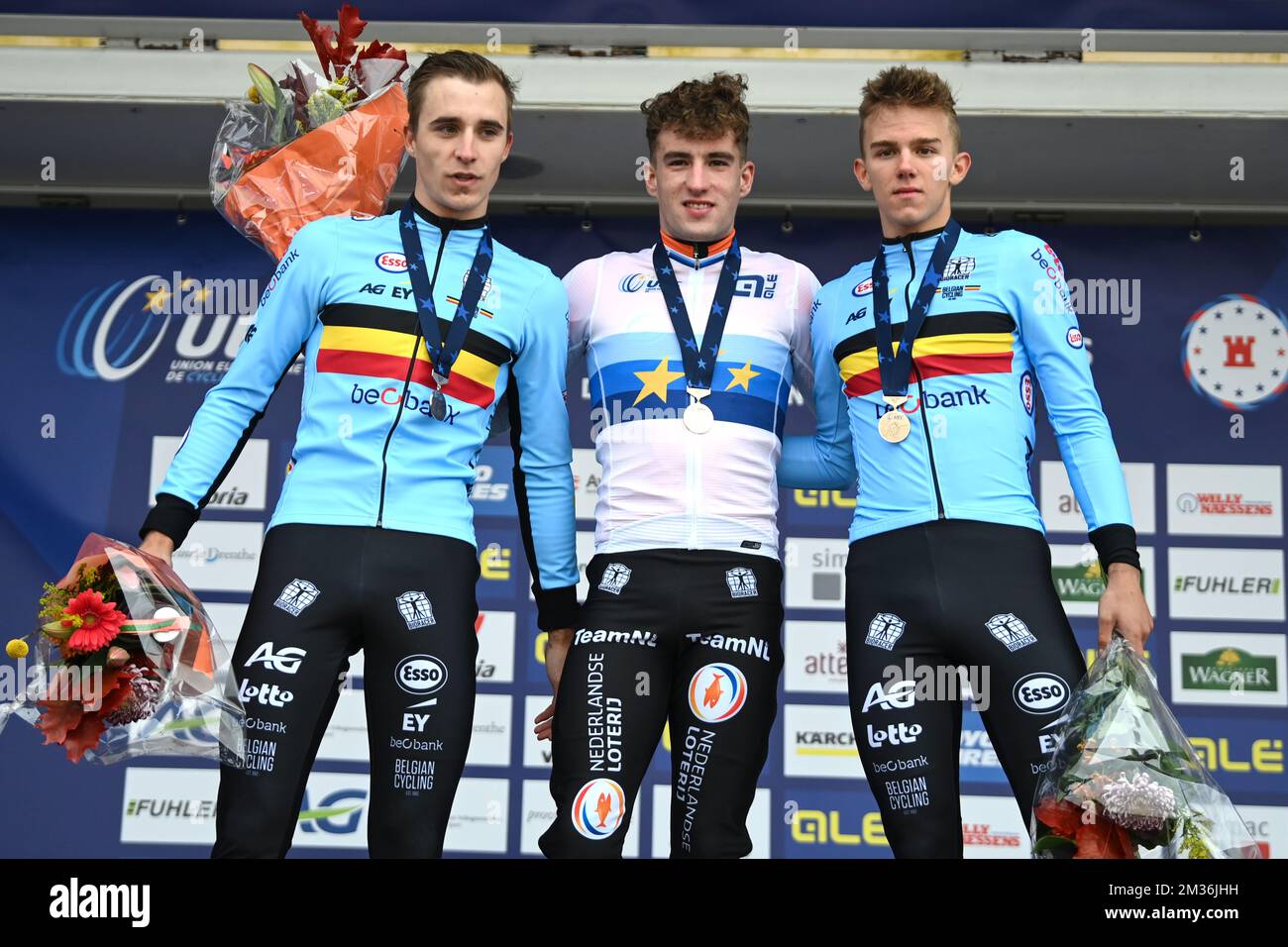 Belge Niels Vandeputte , vainqueur de la médaille d'argent, Hollandais ...