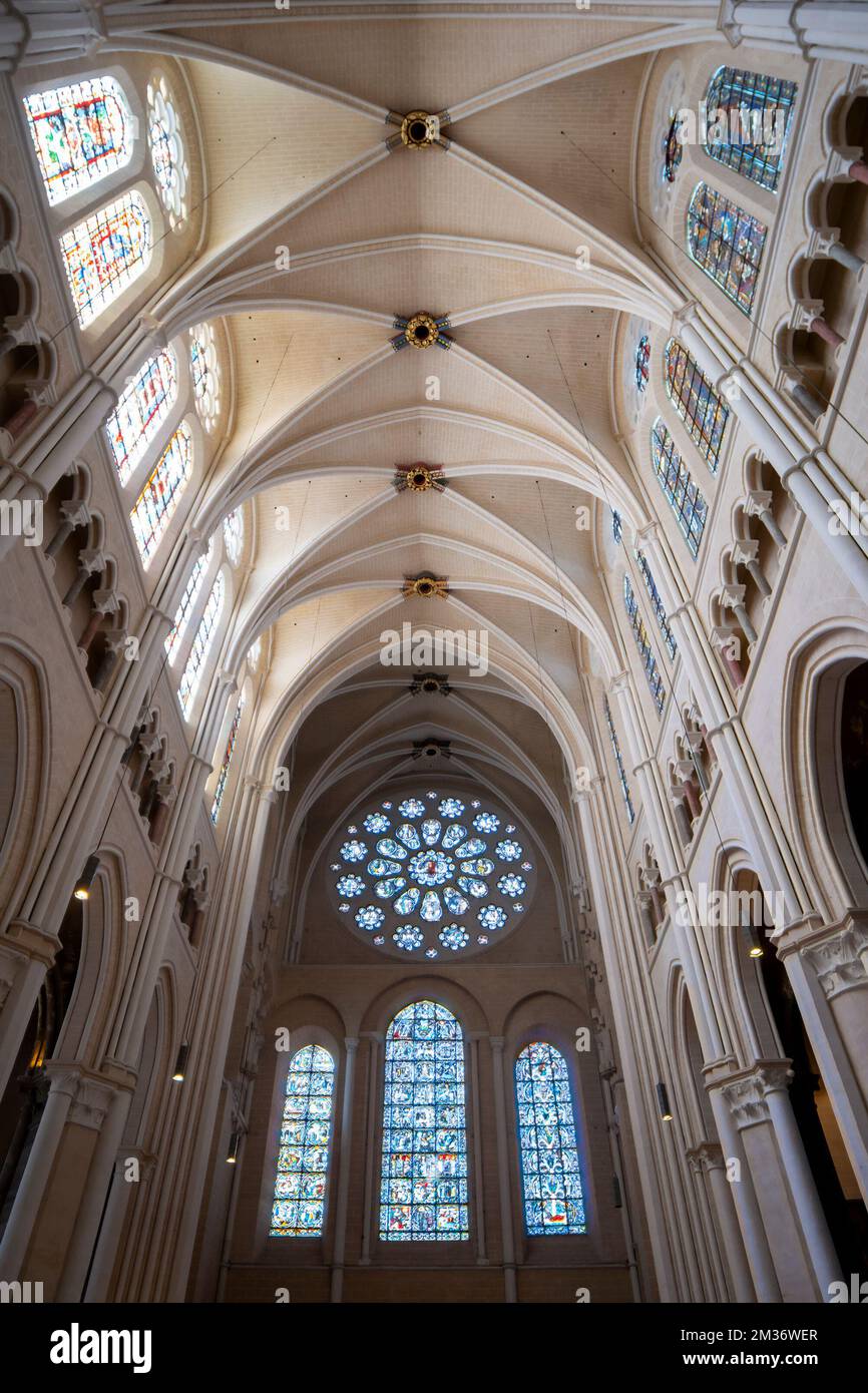 Cathédrale de Chartres, monument en France, architecture gothique vue ...