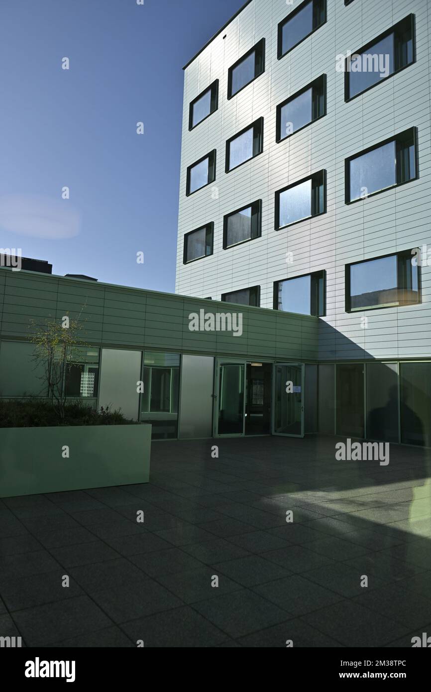 L'illustration montre une visite du réseau hospitalier d'Anvers ...