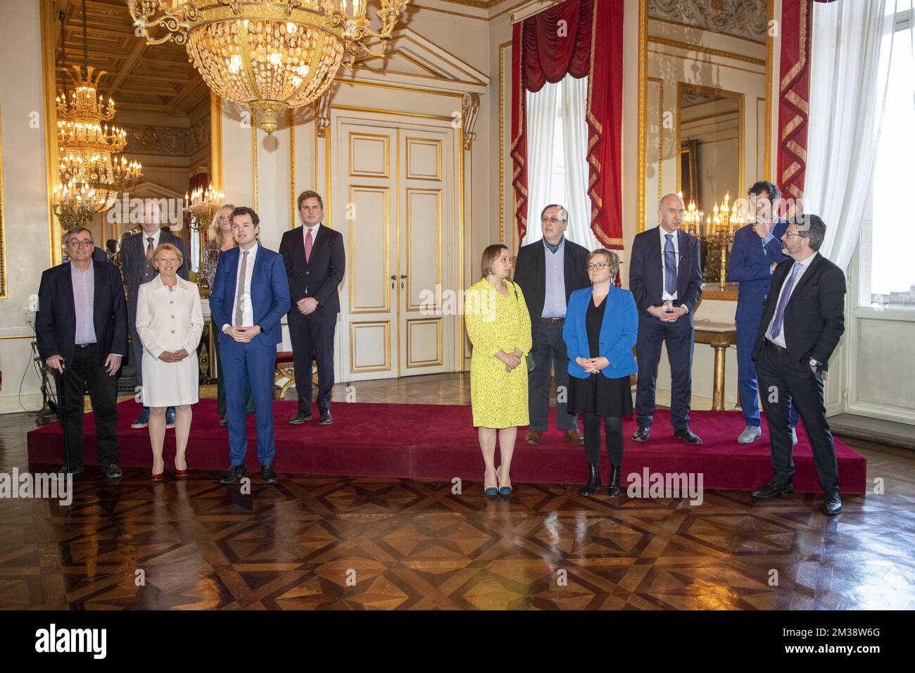 professeur Mathias Dewatripont, professeur Dirk Ramaekers, Sabine ...