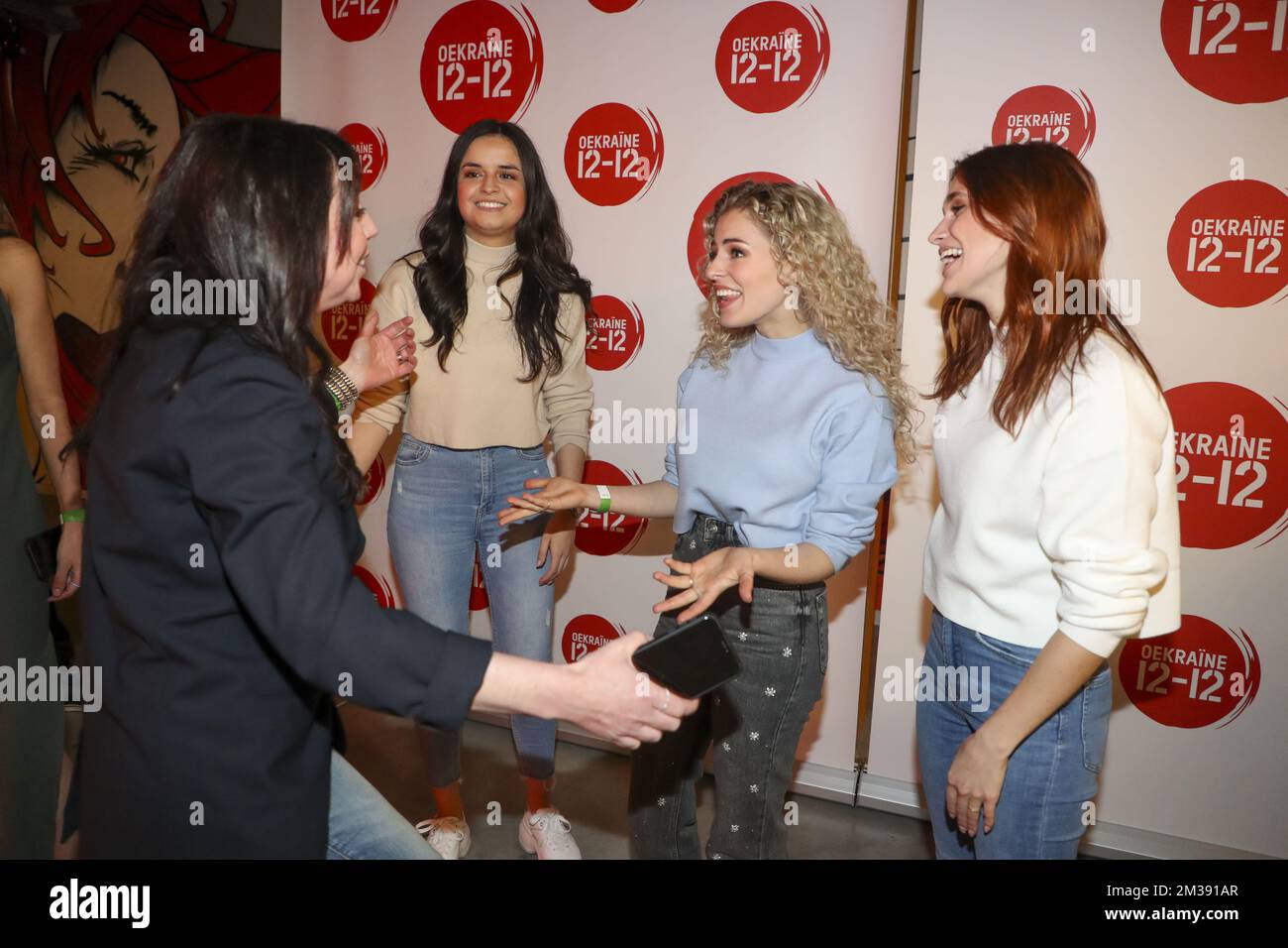 L'illustration montre la chanteuse Kristel Verbeke de K3 et K3 ...