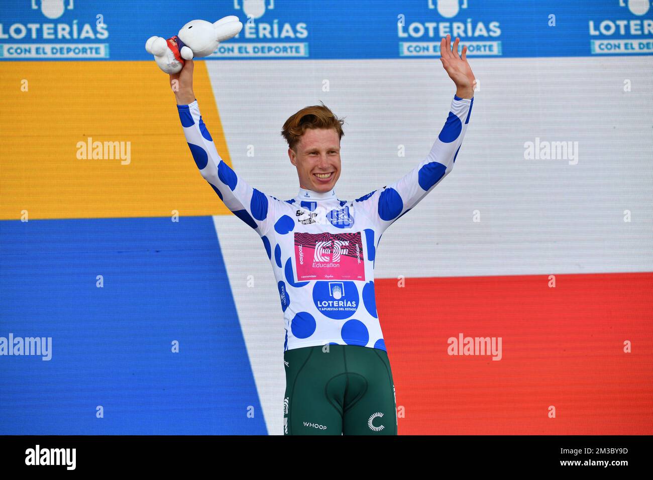 Hollandais Julius van den Berg de EF Education-EasyPost photographié ...