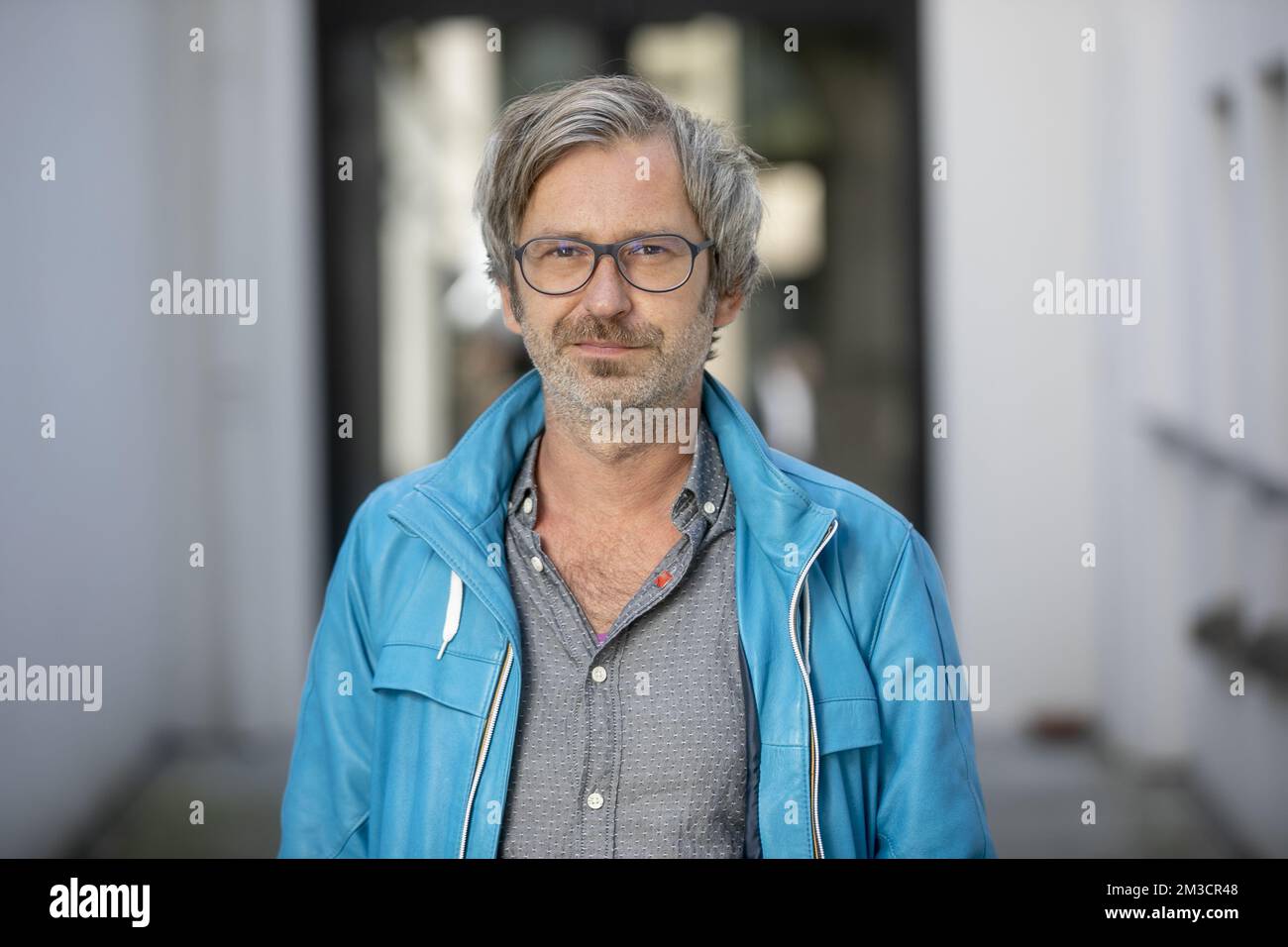 Marcel Noack pose pour le photographe lors des célébrations marquant le ...