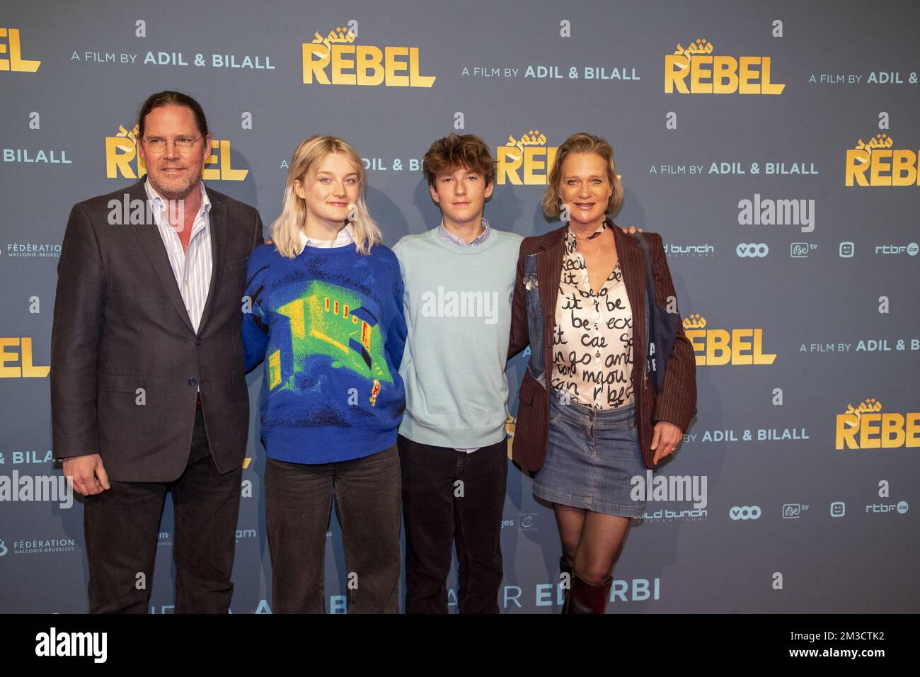 Jim O'Hare (le mari de Delphine Boel), Josephine O'Hare, Oscar O'Hare ...