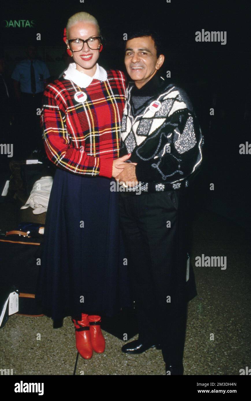 Jean Kasem et Casey Kasem Circa années 80 crédit: Ralph Dominguez ...