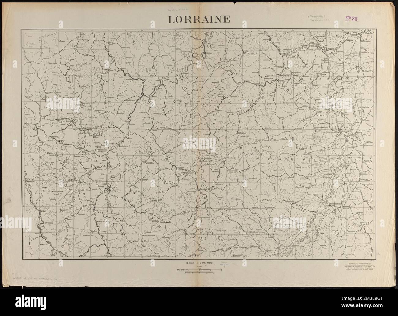 Lorraine region map Banque de photographies et d’images à haute ...