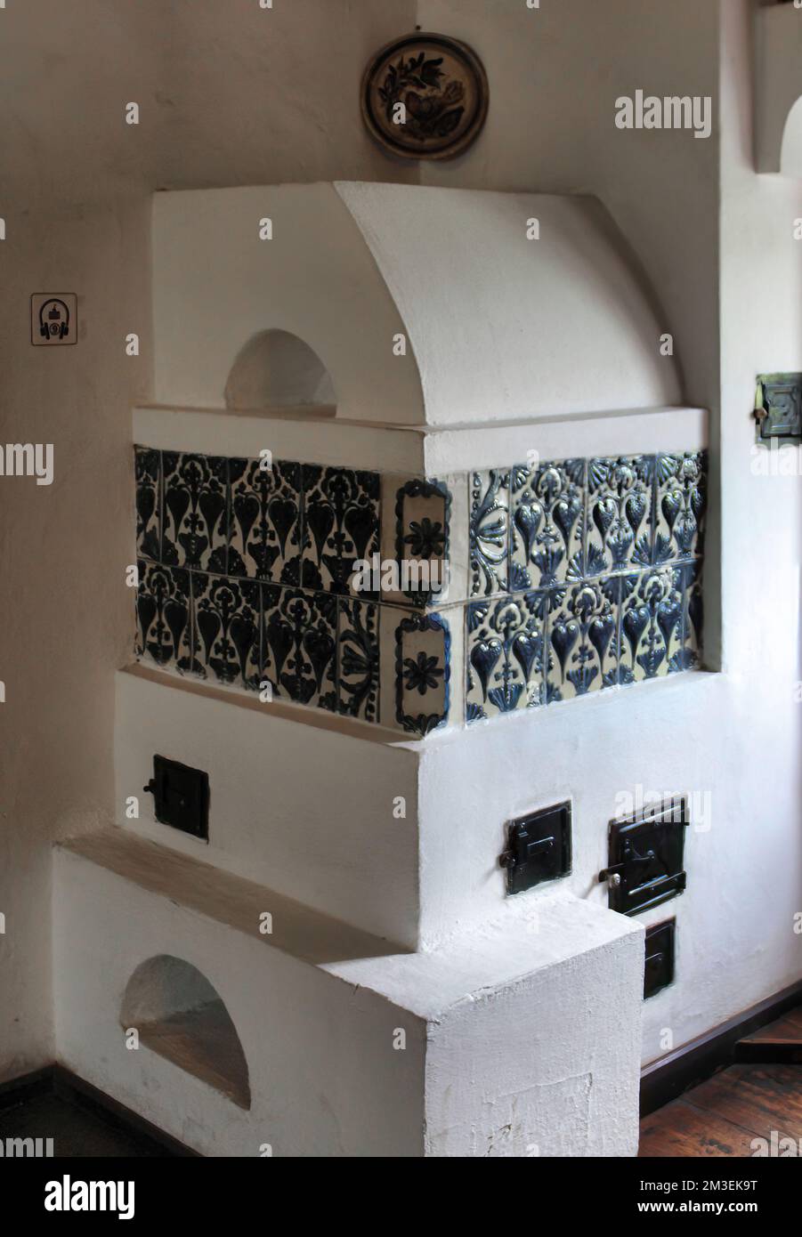 L'intérieur du château de Bran, connu sous le nom de château de Dracula ...