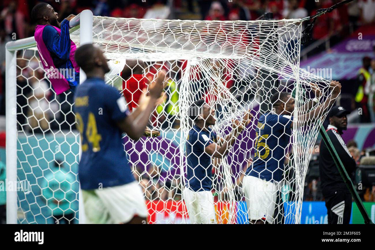 Doha, Qatar. 14th décembre 2022. Marcus Thuram (FRA), Dayot Upavecano ...