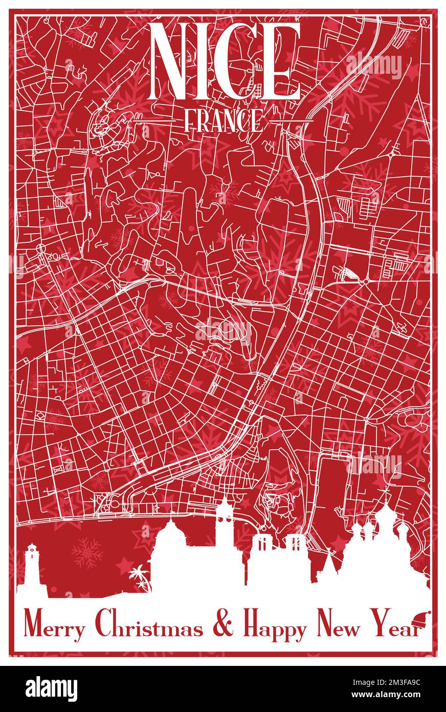 Nice vieille ville Banque d'images vectorielles - Alamy