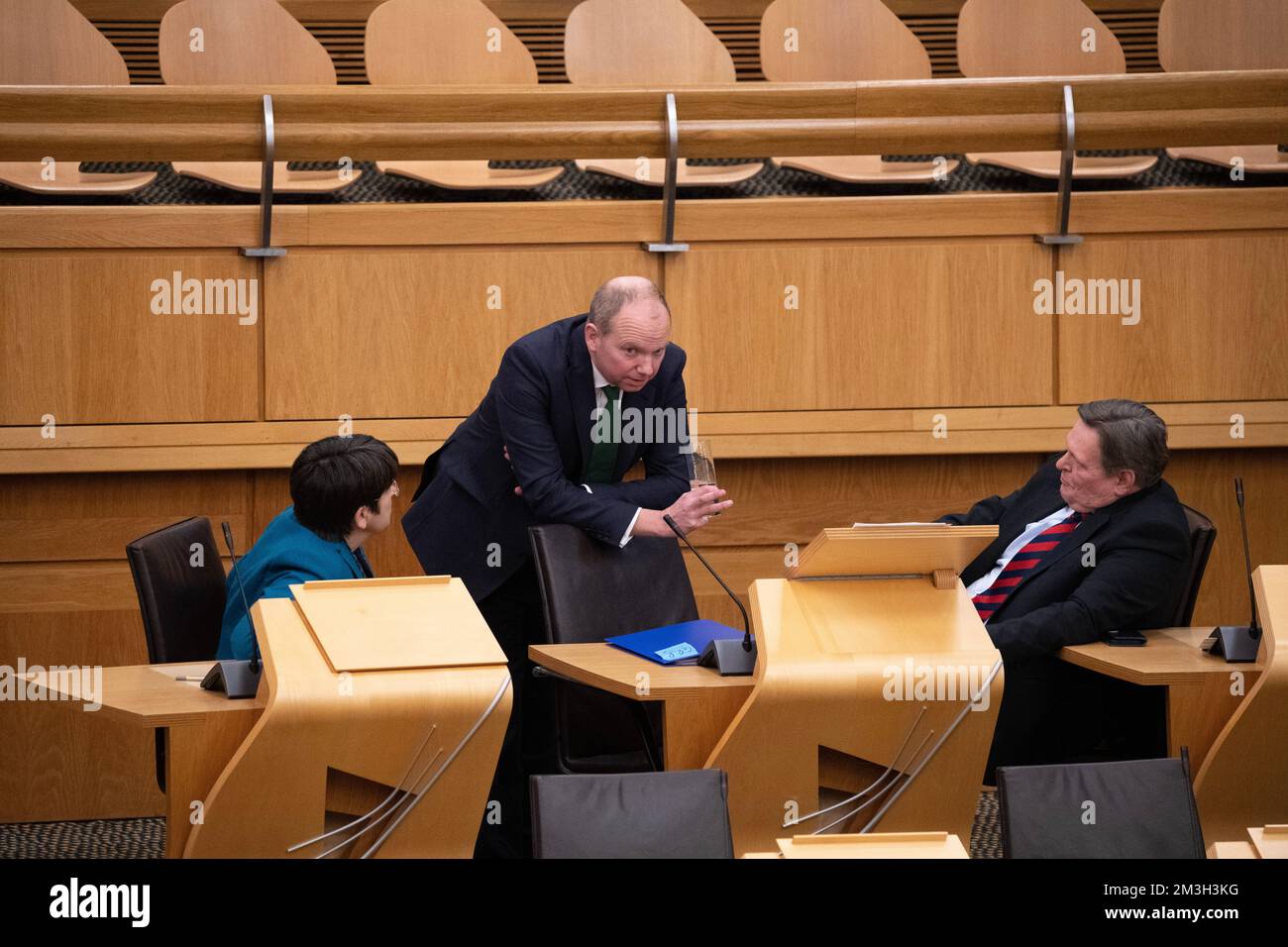 Édimbourg, Écosse, Royaume-Uni. 15th décembre 2022. PHOTO : (G-D) MSP ...