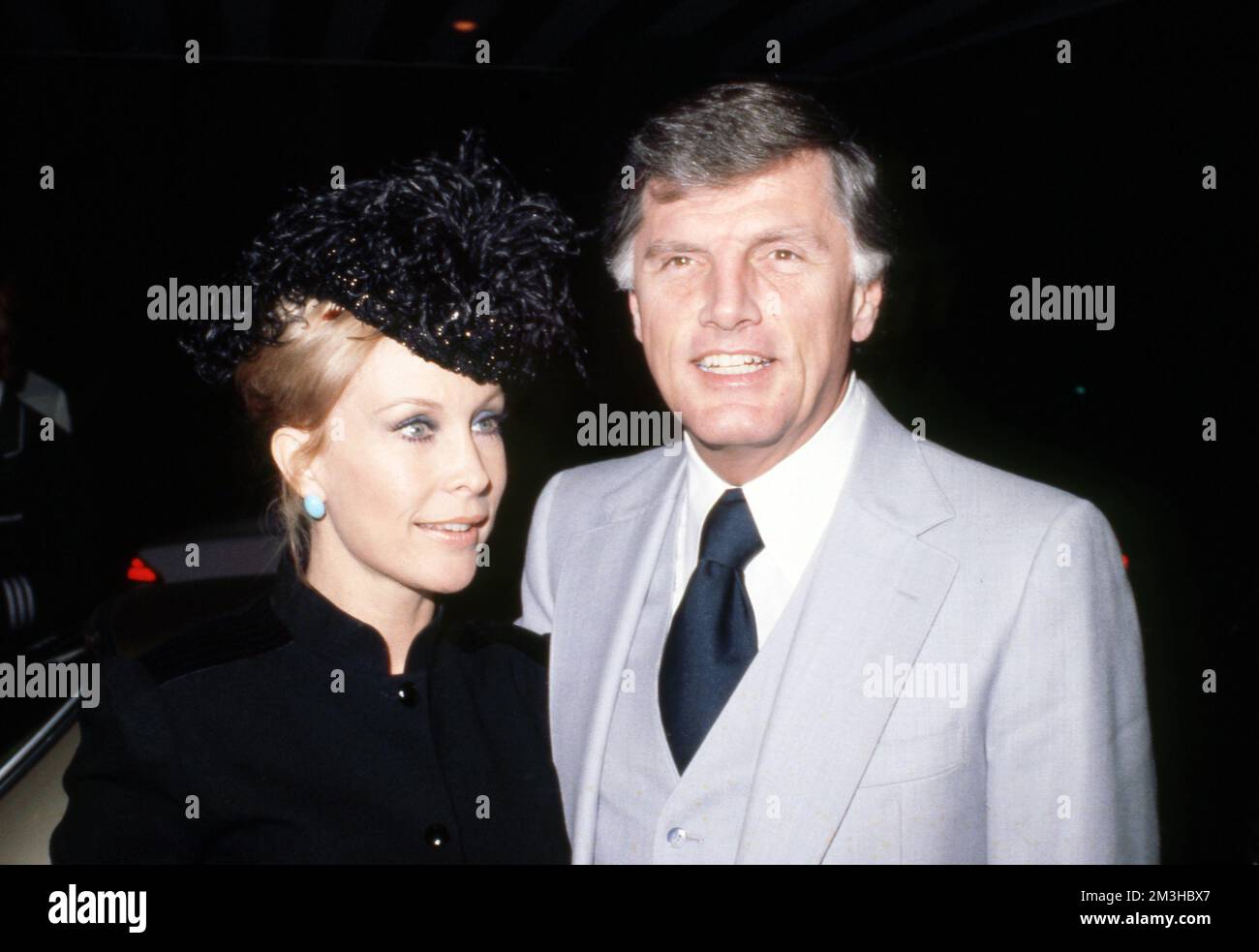 Barbara Eden et son mari Charles Fegert Circa années 80 crédit: Ralph ...