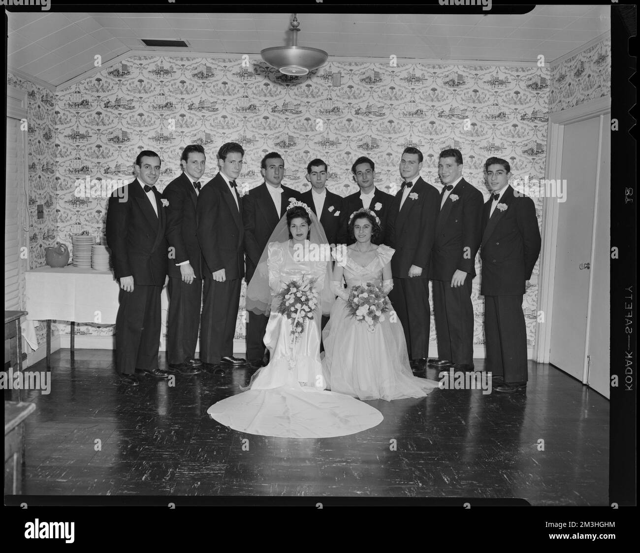 M. Joseph L. Sacco marié à Miss Martha Mahakian , brides, marié ...