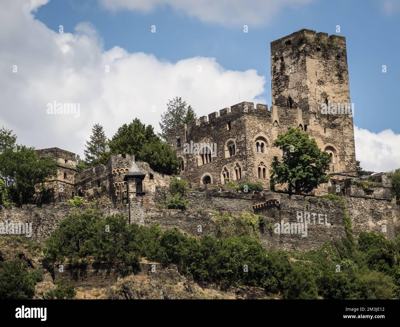 Château de gutenfels au rhin Banque de photographies et d’images à ...