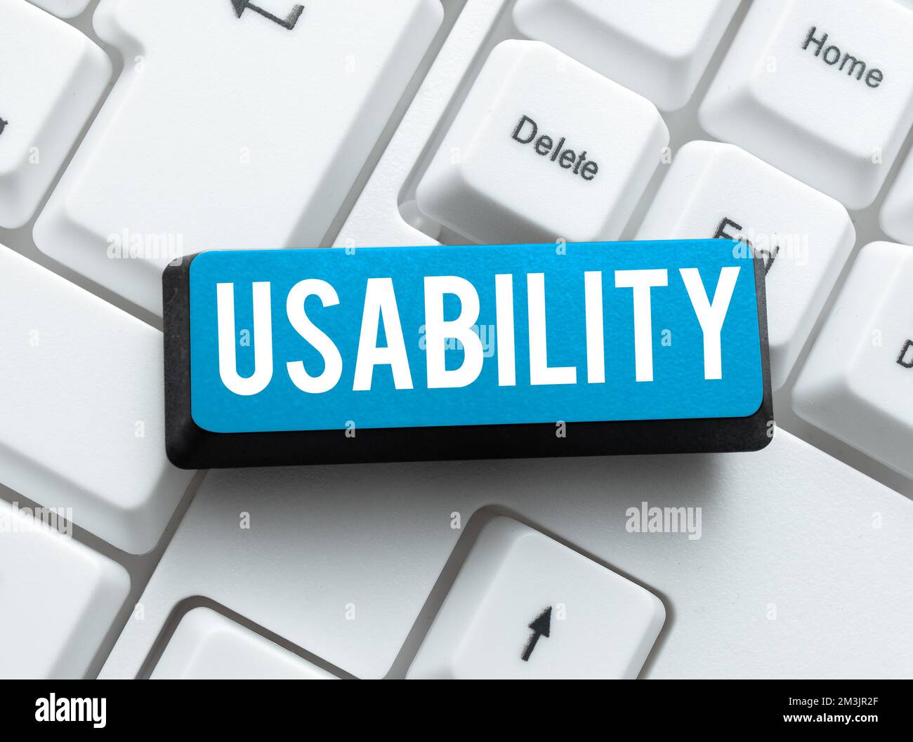 Légende de texte présentant la facilité d'utilisation. Photo ...