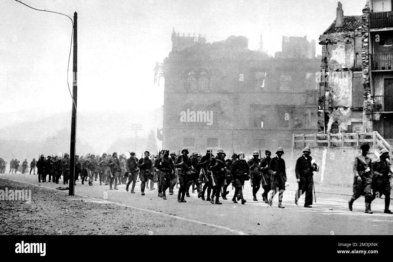 Guerre civile espagnole historique Banque d'images noir et blanc - Page ...