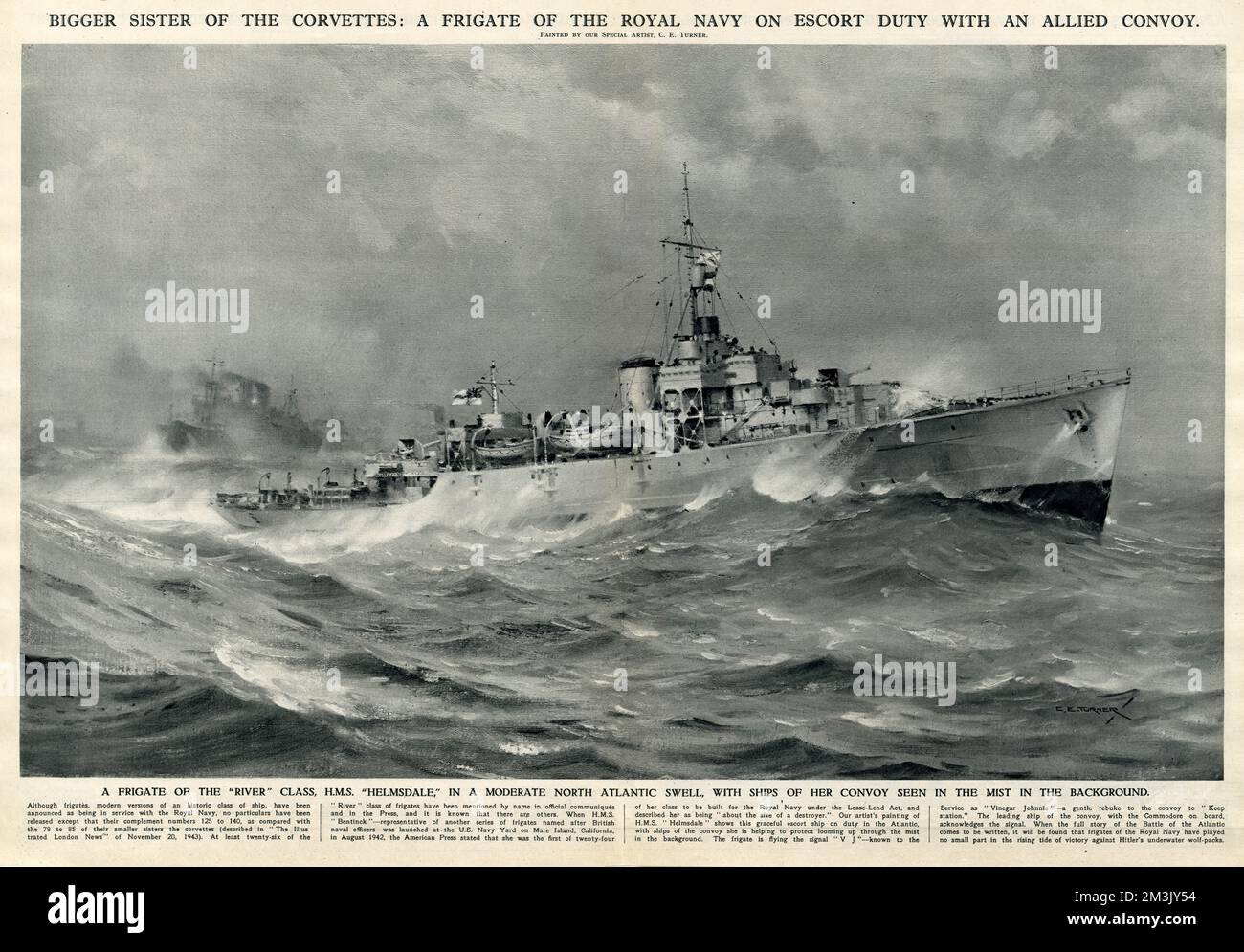 Atlantic convoy 1944 Banque de photographies et d’images à haute ...