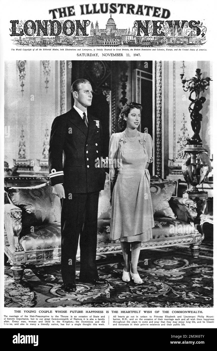 Philip mountbatten princess elizabeth Banque de photographies et d ...