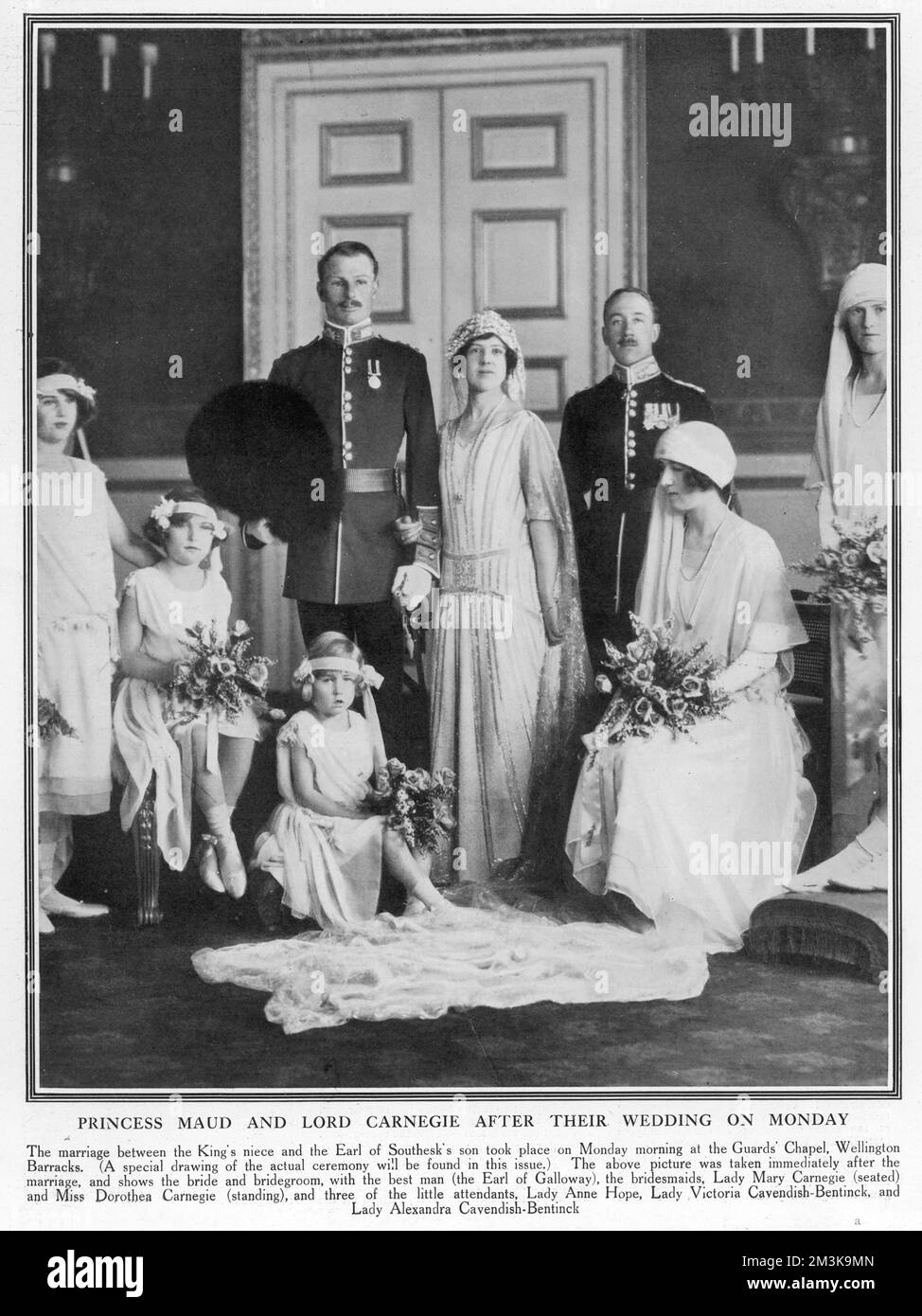 Lady Maud Duff, Princesse Maud de Fife avec son nouveau mari, Charles ...