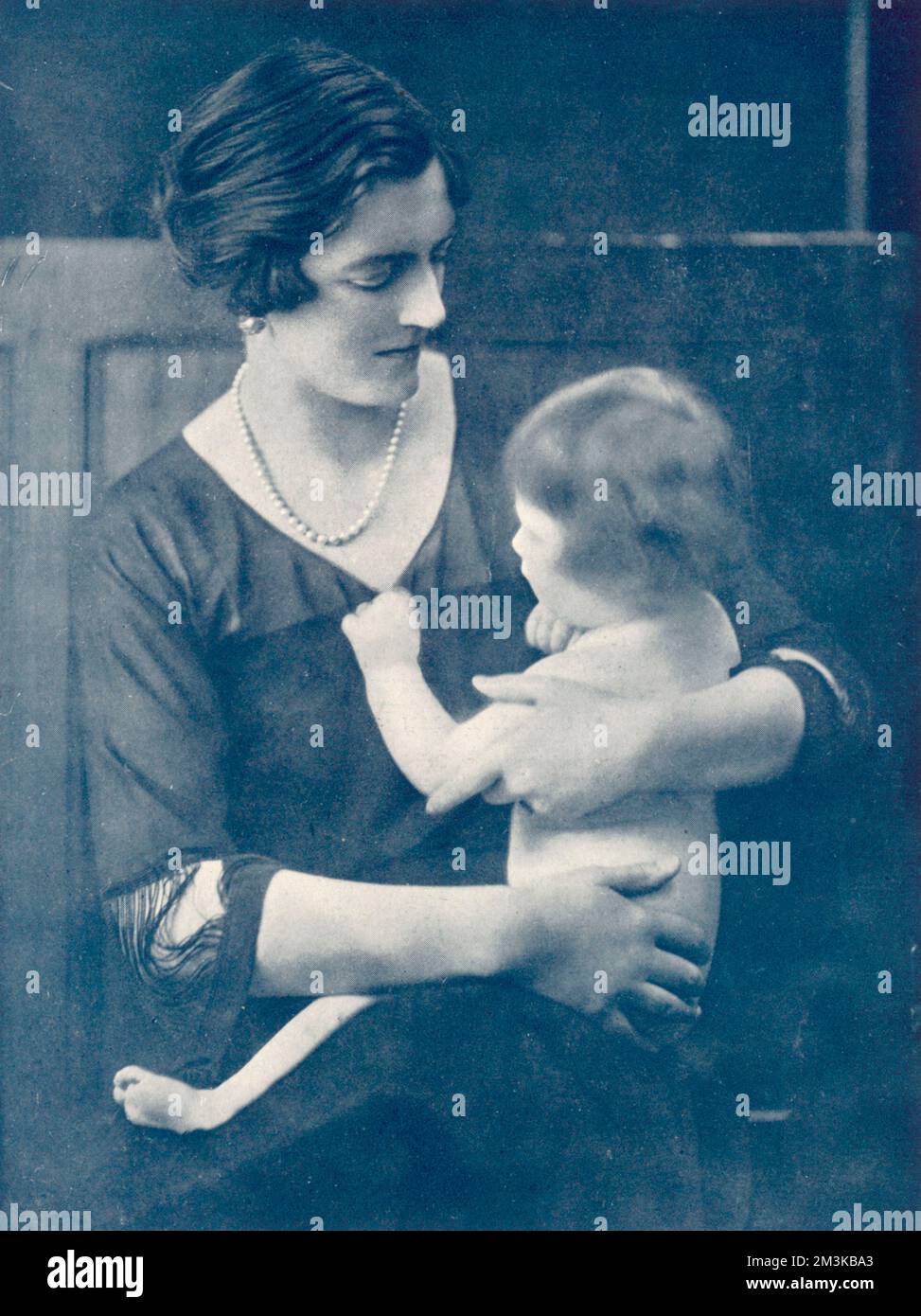 Portrait de Clementine Churchill, née Hozier, épouse de Sir Winston ...