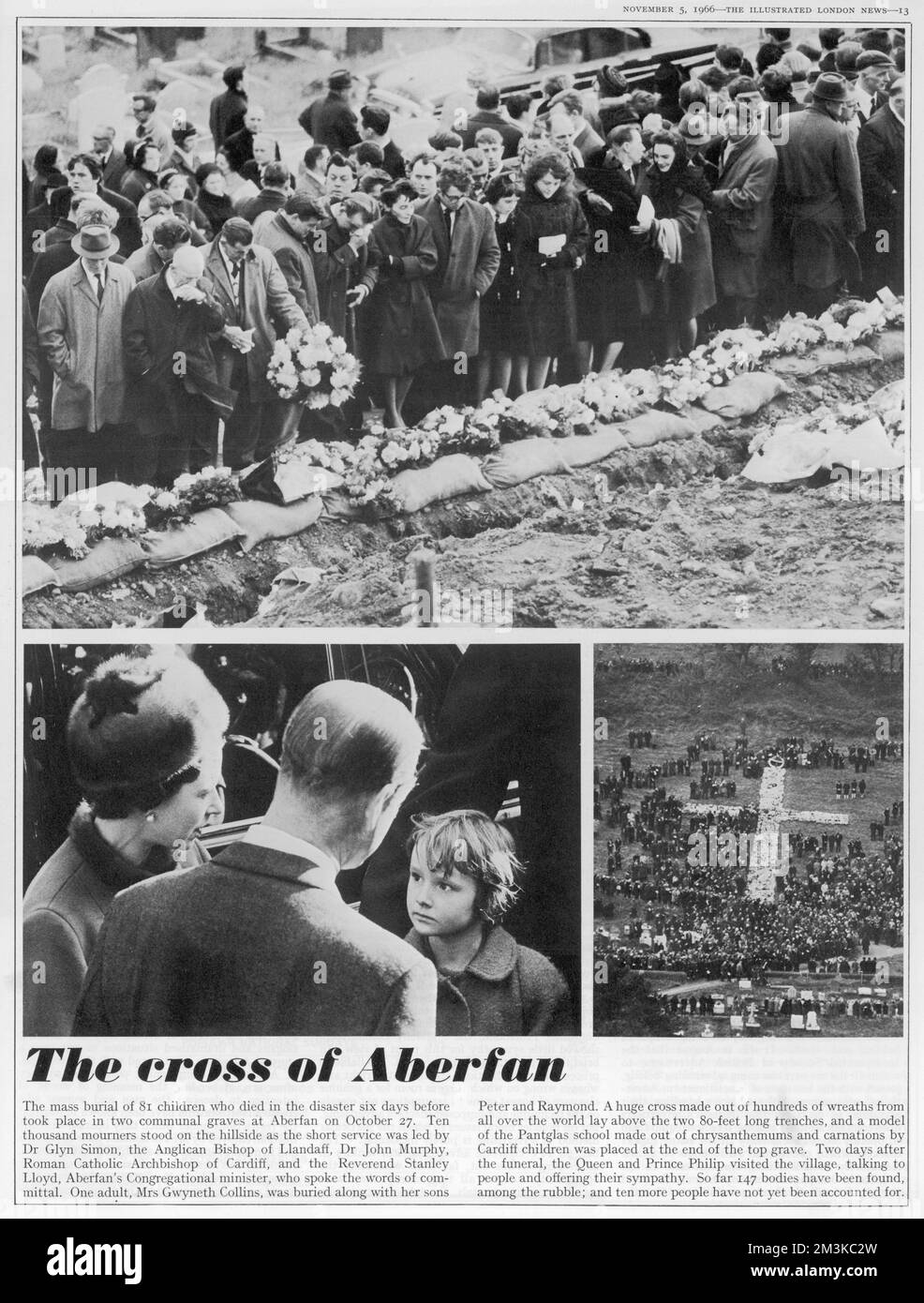 Aberfan catastrophe queen Banque de photographies et d’images à haute ...