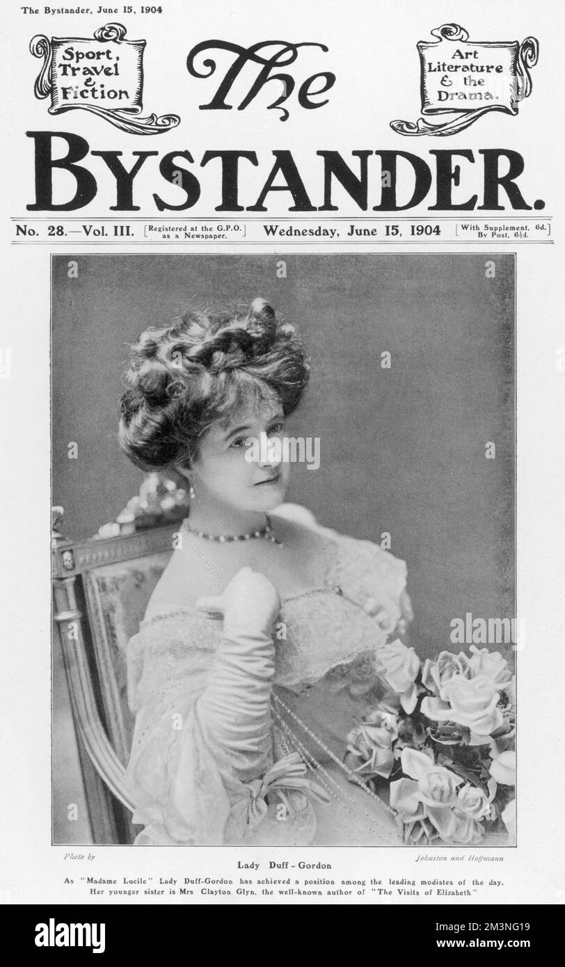 Lady Duff Gordon Photo Stock - Alamy