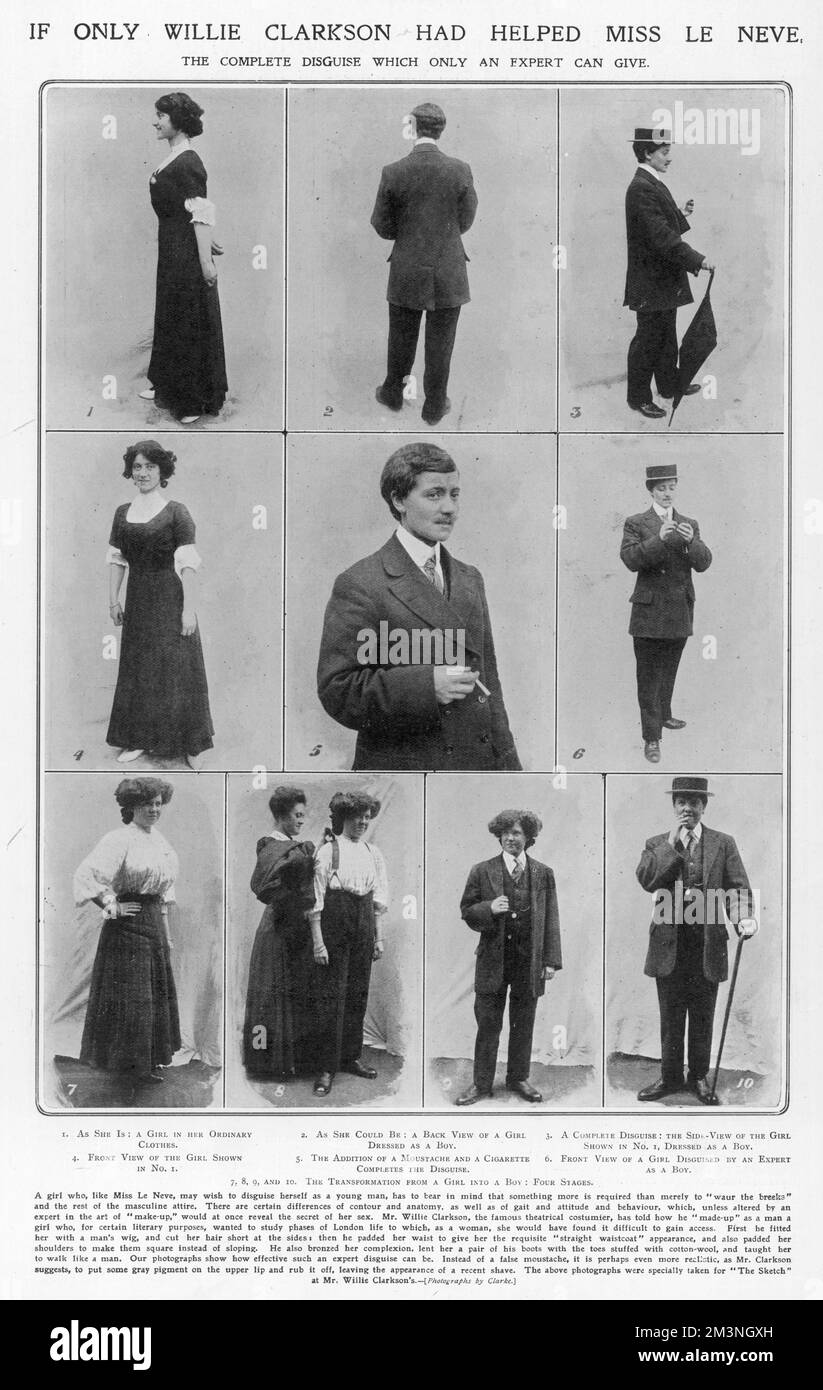 Se déguiser Banque d'images noir et blanc - Alamy