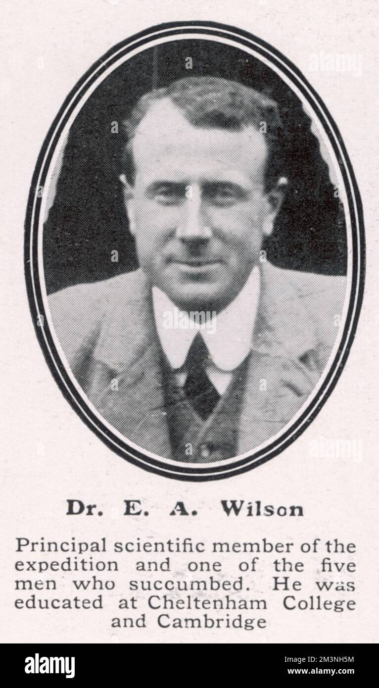 Dr Edward Wilson, biologiste et artiste de l'expédition antarctique ...