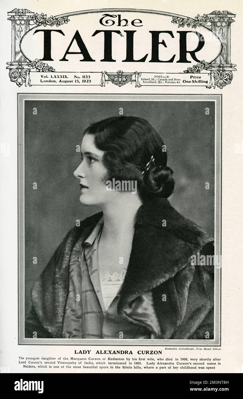 Lady alexandra curzon Banque de photographies et d’images à haute ...