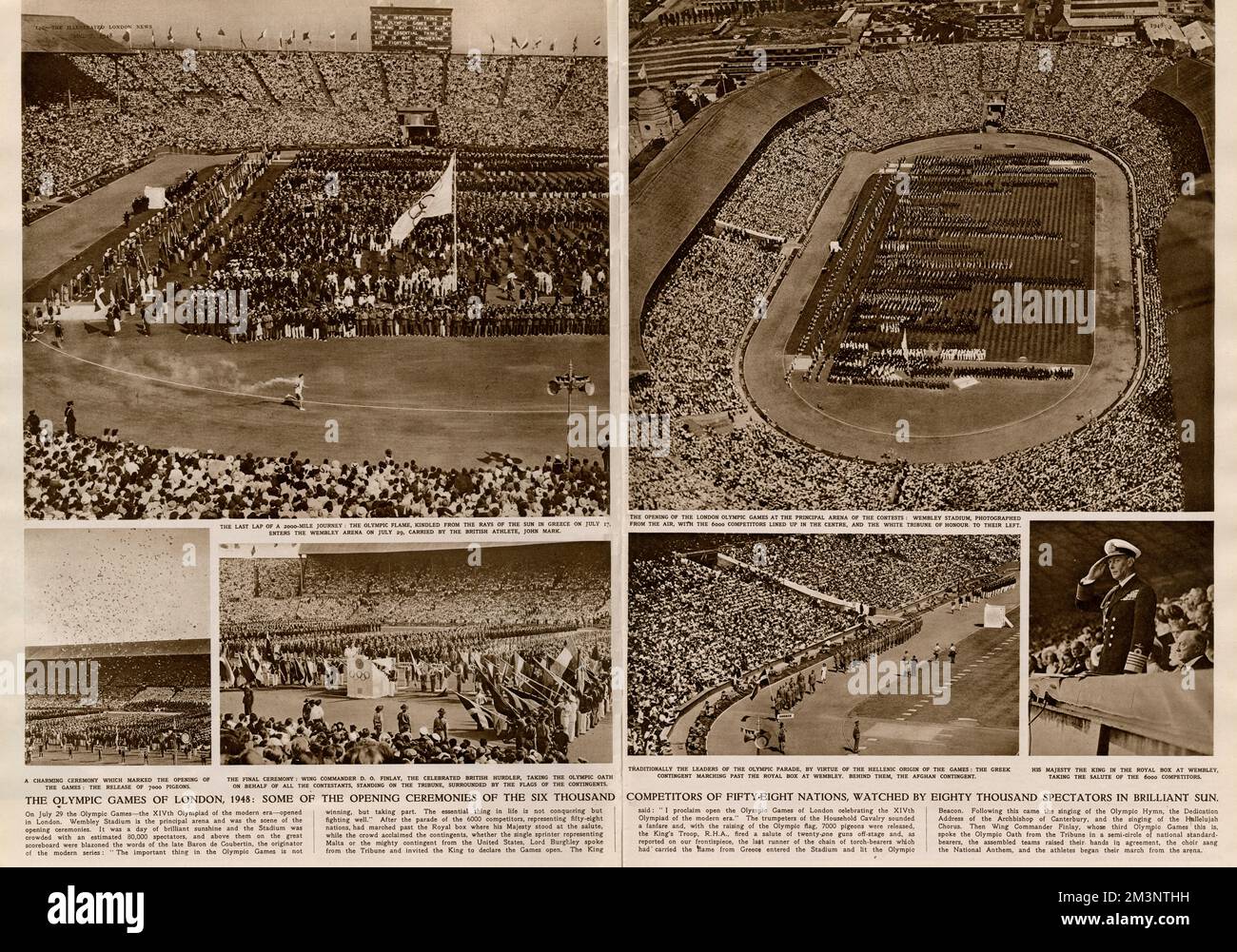 The king opens the olympic games Banque de photographies et d’images à haute résolution - Alamy