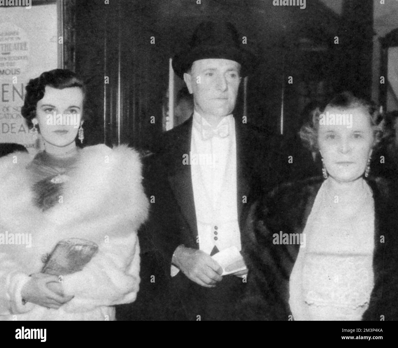 Mme Charles Sweeny avec ses parents Photo Stock - Alamy