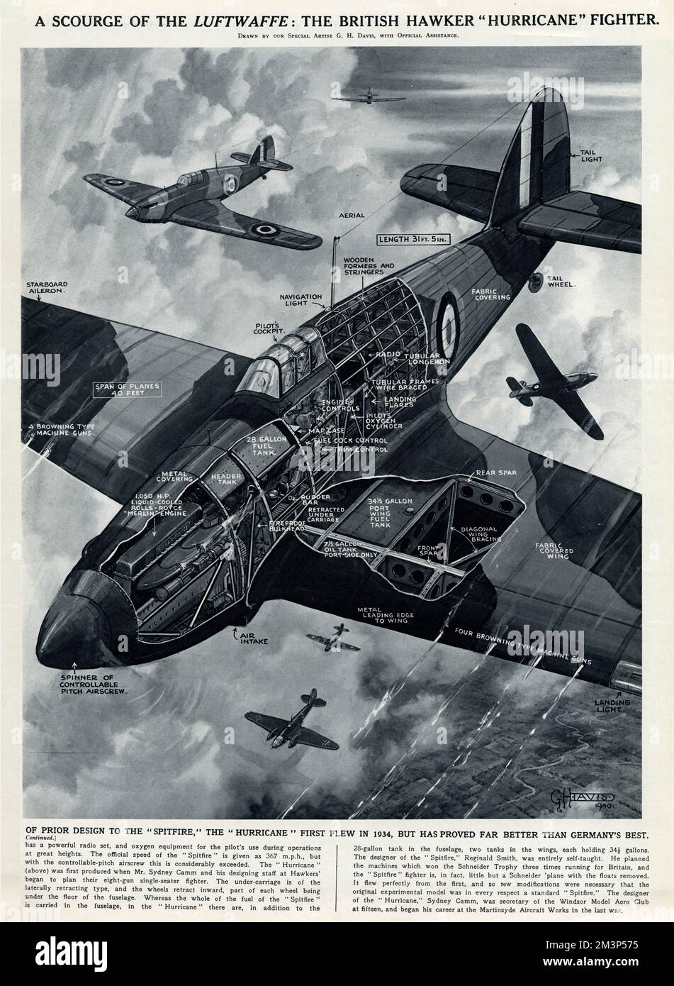 British fighter hawker hurricane Banque de photographies et d’images à haute résolution - Alamy