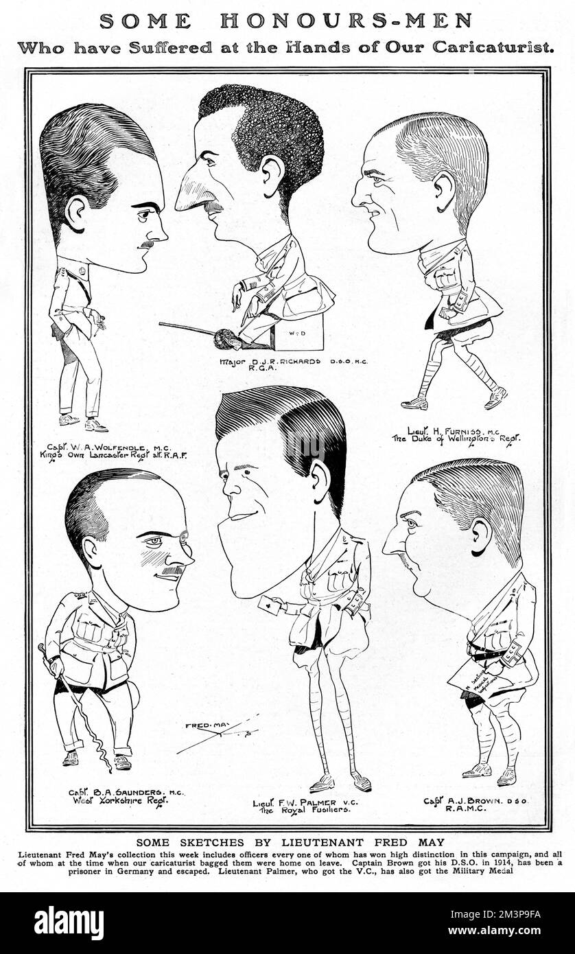 Quelques honneurs hommes par le lieutenant Fred May Photo Stock - Alamy