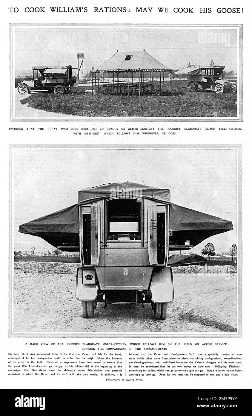 German field kitchen Banque de photographies et d’images à haute ...