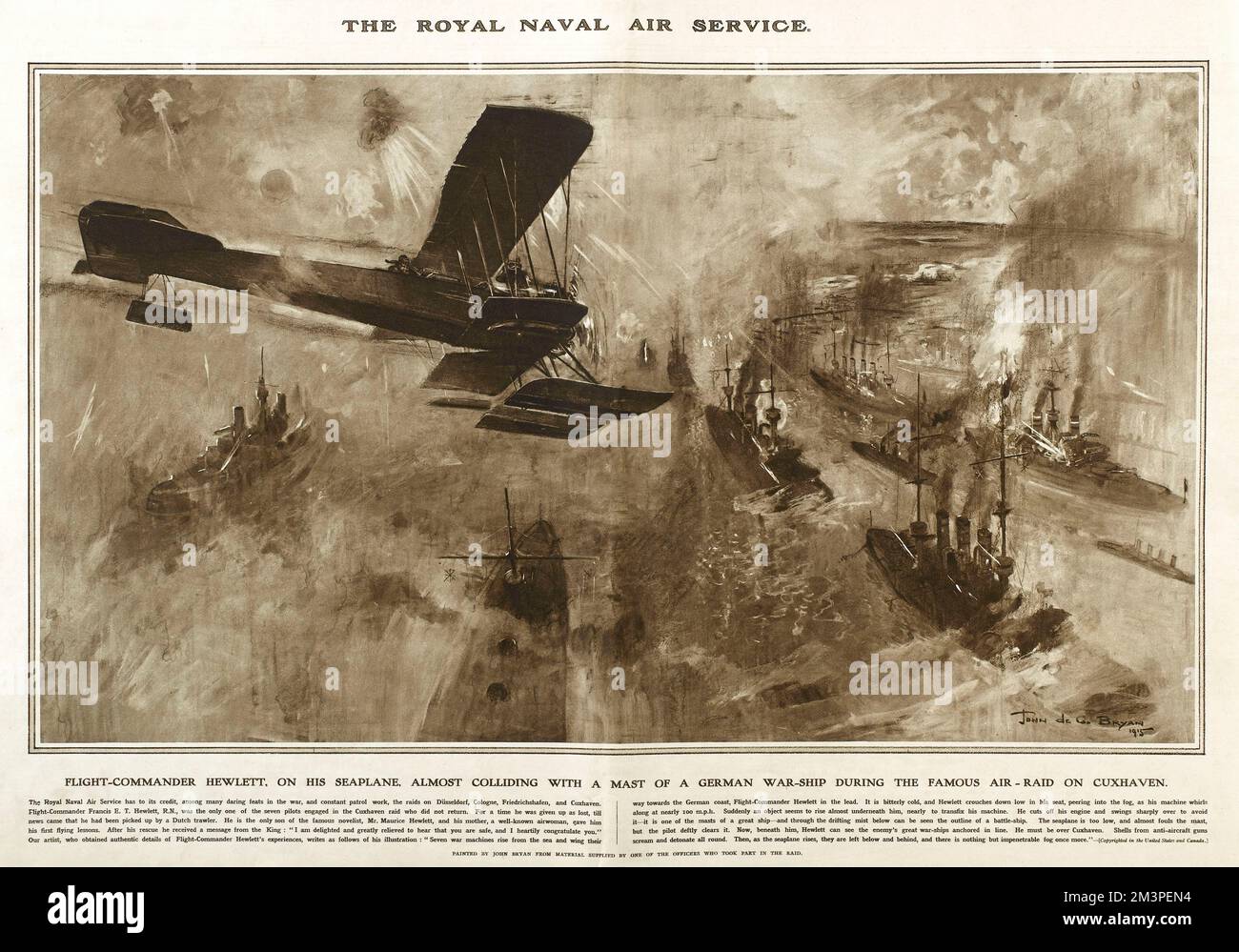 Royal Naval Air Service in Great War Deeds, WW1 Photo Stock - Alamy
