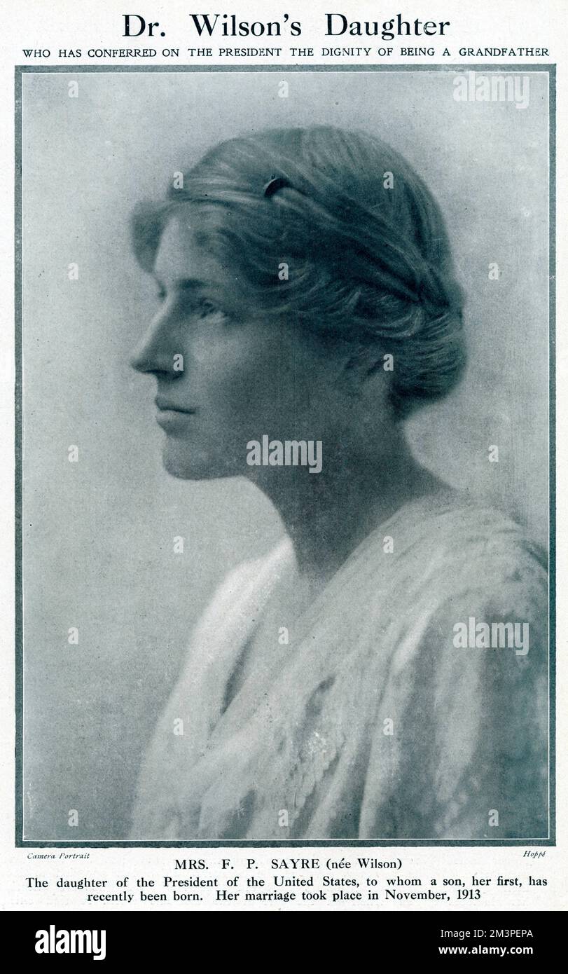 Jessie woodrow wilson sayre Banque de photographies et d’images à haute ...