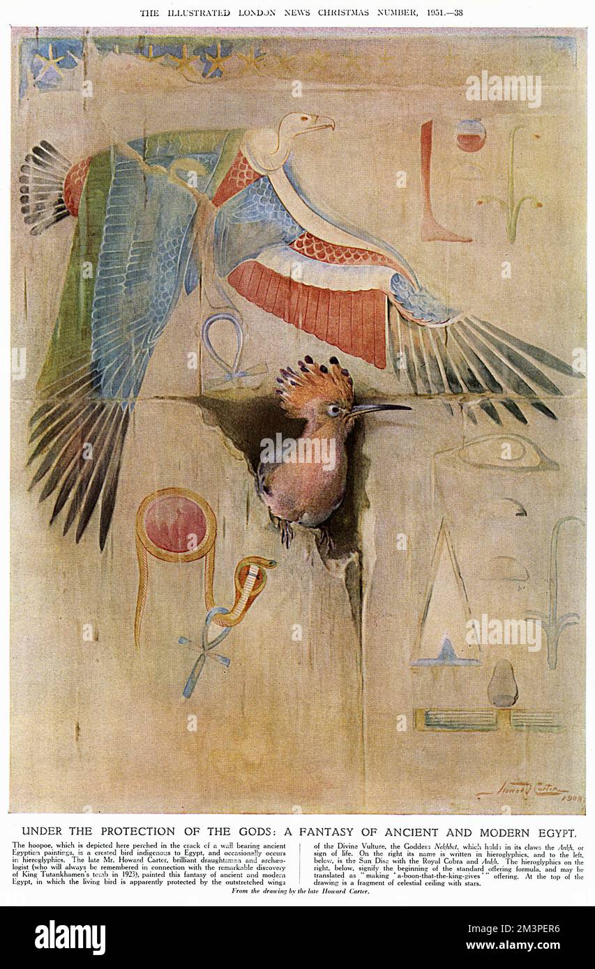 Sous La Protection Des Dieux Une Fantaisie DÉgypte Ancienne Et Moderne Un Dessin De Howard