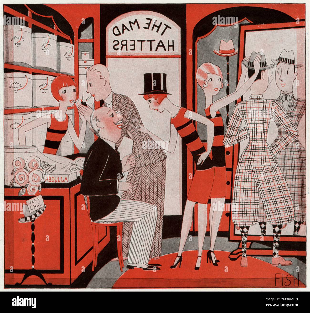Modes pour les hommes - illustration d'une série de publicités pour les ...