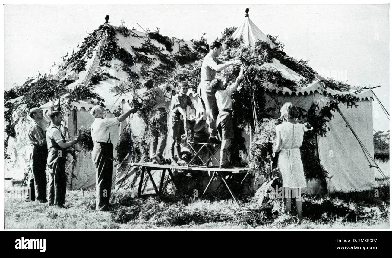 Ww2 tents Banque de photographies et d’images à haute résolution - Alamy