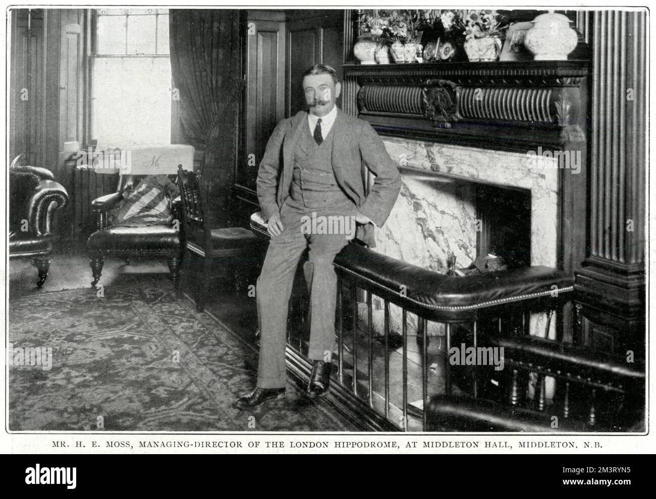 Sir Horace Edward Moss (1852 - 1912), le théâtre britannique impresario ...