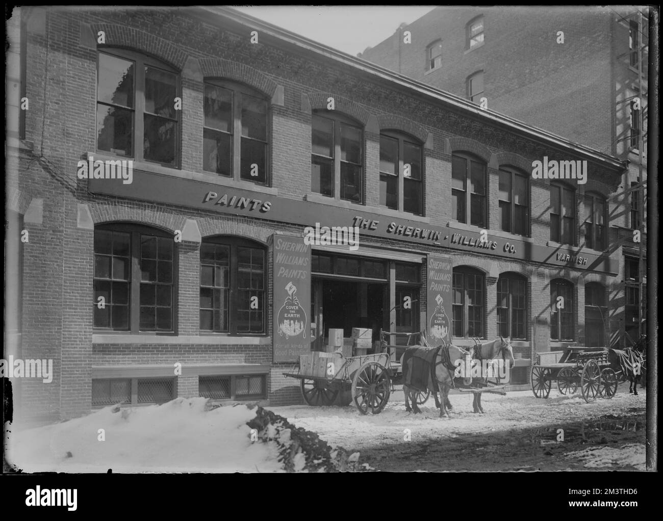 The sherwin williams company Banque d'images noir et blanc - Alamy