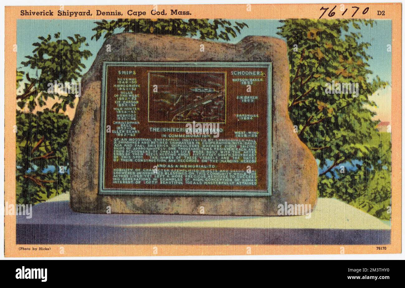 Shiverick Shipyard, Dennis, Cape Cod, Massachusetts. , Monuments et ...