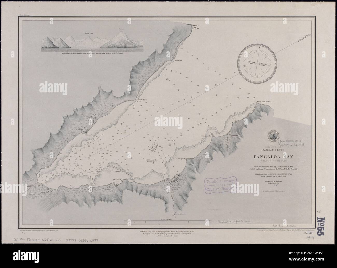 Océan Pacifique Sud, Groupe Samoan, Baie de Fangaloa (île d'Upolu ...