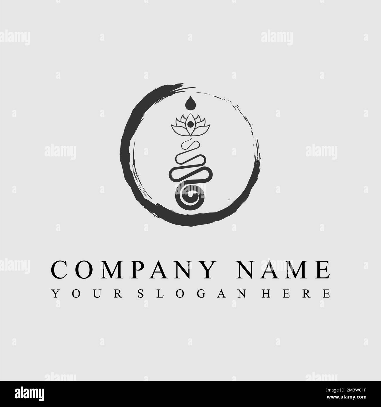 Création de logo de lotus doré Banque de photographies et d’images à ...