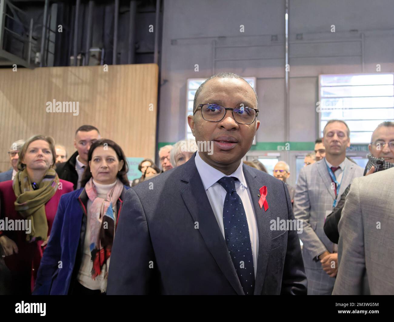 Paris, France. 1th décembre 2022. PAP Ndiaye, ministre de l'Education nationale et de la ...