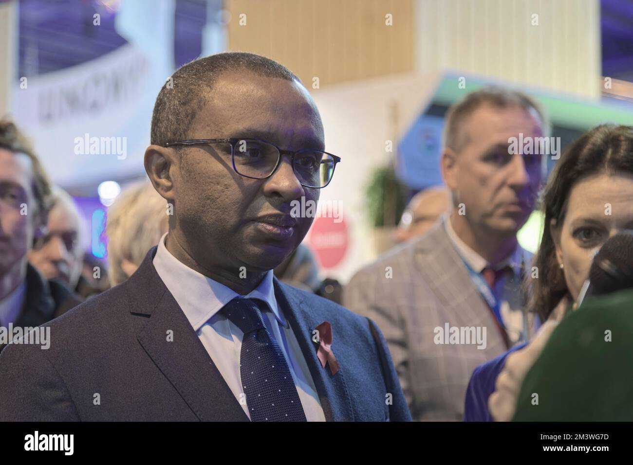 Paris, France. 1th décembre 2022. PAP Ndiaye, ministre de l'Education nationale et de la ...