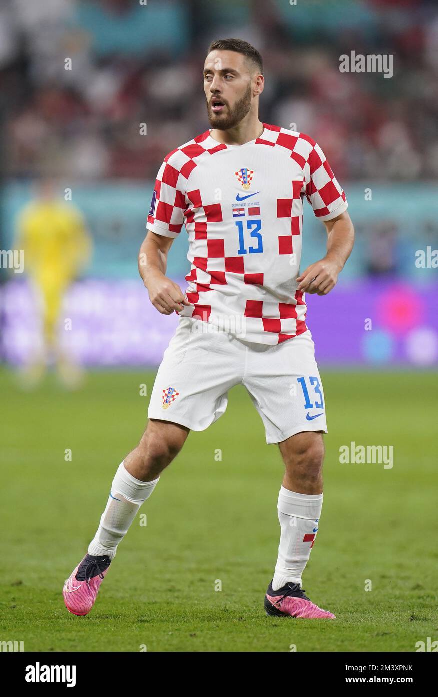 Nikola Vlasic en Croatie lors du match de troisième place de la coupe ...