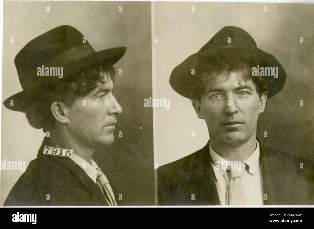 Photographie de William Hayes. Bureau des prisons, dossiers de cas ...